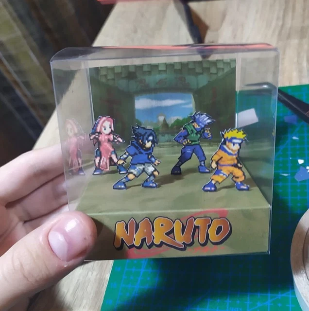 CUBE CUBO DIORAMA NARUTO - SASUKE - NARUTO - kakashi - sakura ...