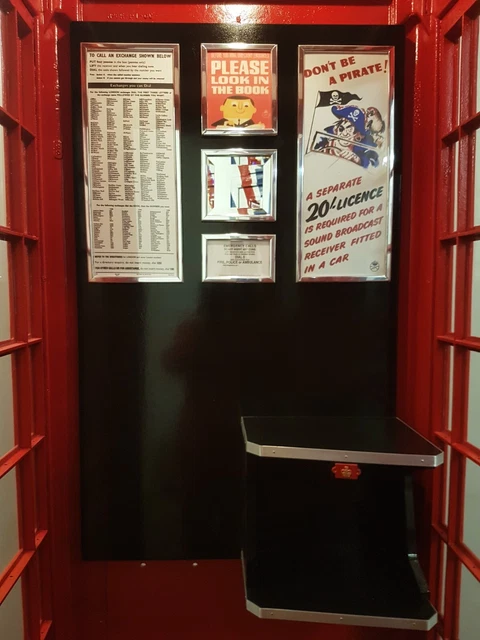 K6 RED TELEPHONE Box, Booth, Kiosk Reproduction Jubilee Interior £511. ...