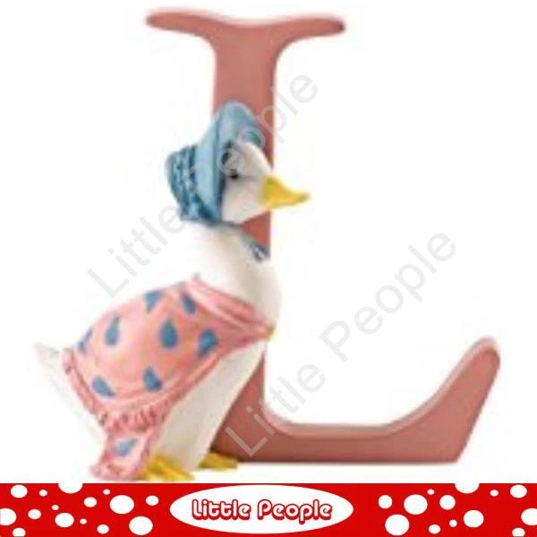 PETER RABBIT LETTERS - Letter "L" with Puddle Duck £14.30 - PicClick UK