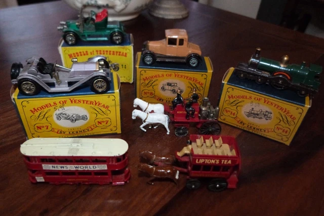 JOUET ANCIEN LOT Voiture Loco Matchbox Lesney Yesteryear Epoque ...