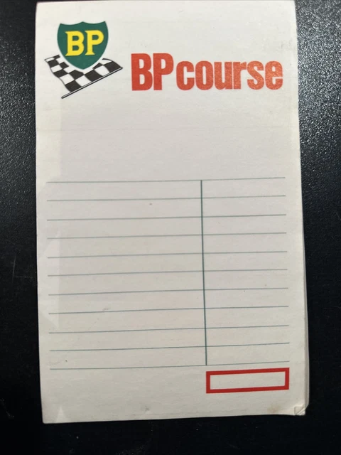 RARE VINTAGE BP Garage Gas Station Notepad Small Notebook £5.29 ...
