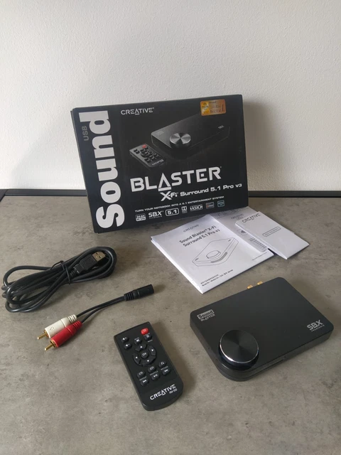 CREATIVE SOUND BLASTER X-Fi Surround 5.1 Pro V3, schwarz EUR 69,99 ...