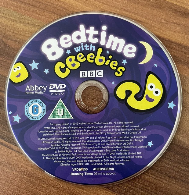 BEDTIME WITH CBEEBIES [DVD] BBC DISC ONLY £3.99 - PicClick UK