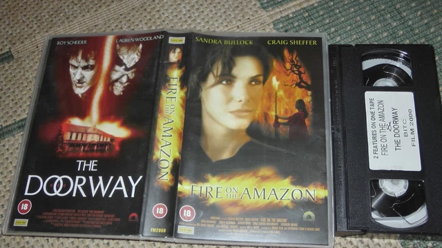 THE DOORWAY & Fire On The Amazon VHS Big Box Timecode Sample Dealer ...