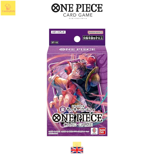 ONE PIECE CARTE ST-18 Monkey D.Luffy Starter Deck ST18 Purple English ...