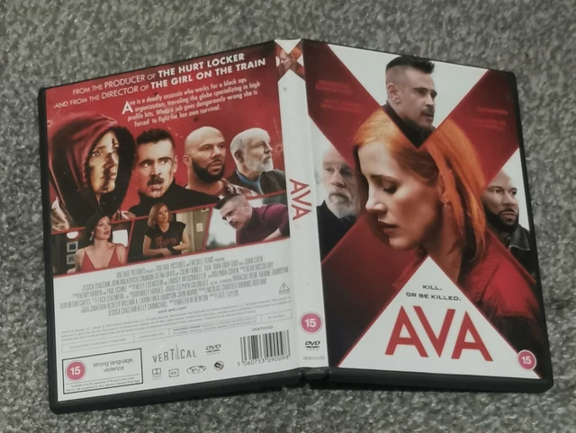 AVA DVD THRILLER Film (2020) - Jessica Chastain, Colin Farrell, John Malkovich £3.11 - PicClick UK