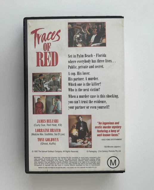 TRACES OF RED [VHS] Big Box Ex-Rental Video Tape Lorraine Bracco ...