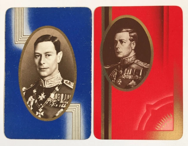 VINTAGE BRITISH ART English Royalty Worshipful King George VI Swap ...