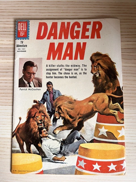 DANGER MAN COMIC Book BD Patrick McGoohan 1961 EUR 15,00 - PicClick FR