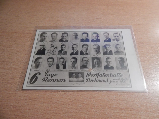ALTE FOTO AK 6 Tage Rennen Westfalenhalle Dortmund 1933 EUR 12,99 ...
