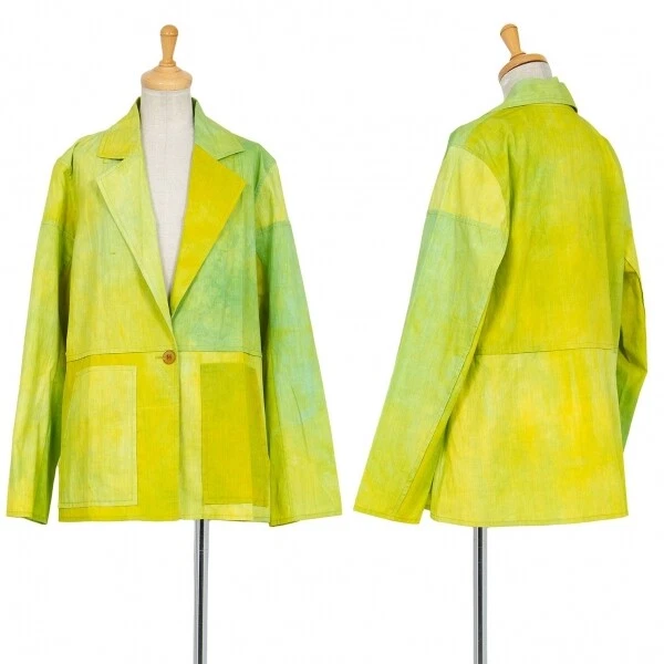ISSEY MIYAKE HAAT Uneven Dyeing Switched Jacket Size 3(K-109604) £256. ...