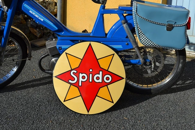 PLAQUE ÉMAILLÉE SPIDO huile automobile enamel sign emailschild EUR 189 ...