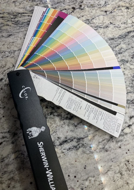 SHERWIN WILLIAMS COLOR Fan Deck Paint Swatches Chips Samples 657-2846 ...