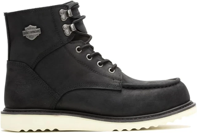 HARLEY-DAVIDSON FOOTWEAR MENS Brosman Waterproof Steel Toe Ankle £214. ...