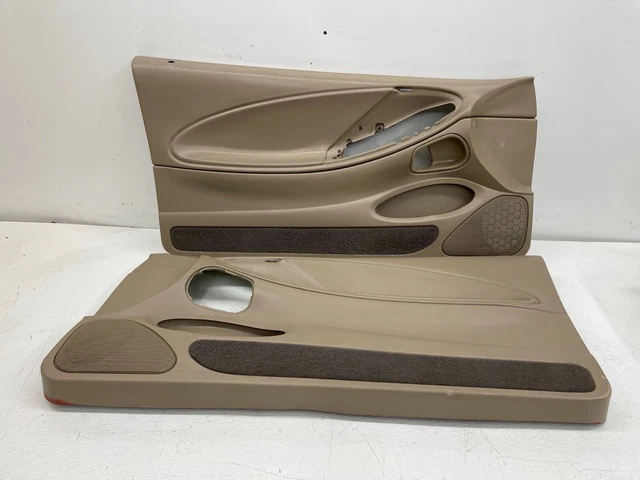 1999-2004 OEM FORD Mustang Tan Front Door Panels Medium Parchment ...