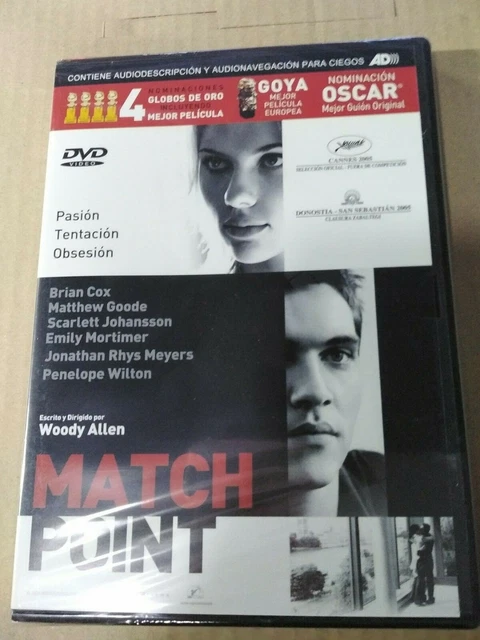 MATCH POINT DVD Brian Cox Scarlett Johansson Penelope Wilton $26.53 ...