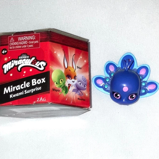 RARE MIRACULOUS LADYBUG Miracle Box Duusu Peacock Kwami Toy Figure £49. ...