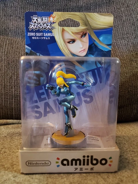 ZERO SUIT SAMUS Amiibo Super Smash Bros Metroid Prime Nintendo Switch ...
