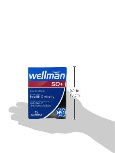 WELLMAN, MULTIVITAMIN TABLETS for Men Over 50 Years 30 count (Pack of 1 ...