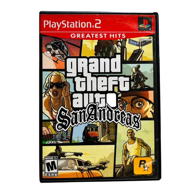 GRAND THEFT AUTO GTA San Andreas PlayStation 2 PS2 Complete in Box (No ...