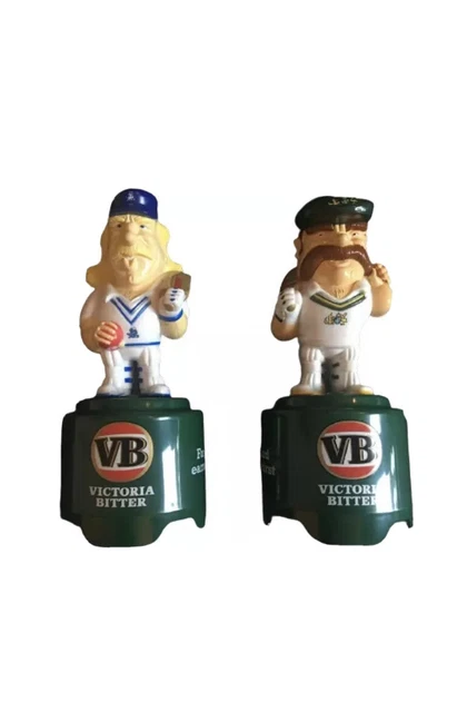 VB TALKING BOONIE Dolls David Boon & Ian Botham Cricket Figurines $20. ...
