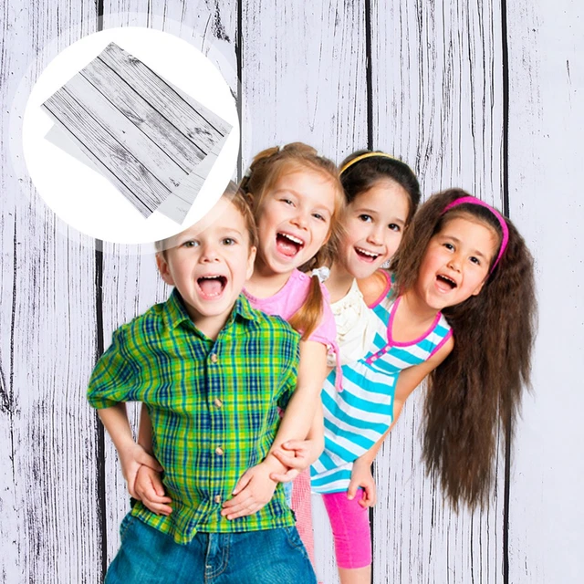 PHOTO BACK DROP Panelled Wallpaper Wood Grain Backdrop Background £15. ...