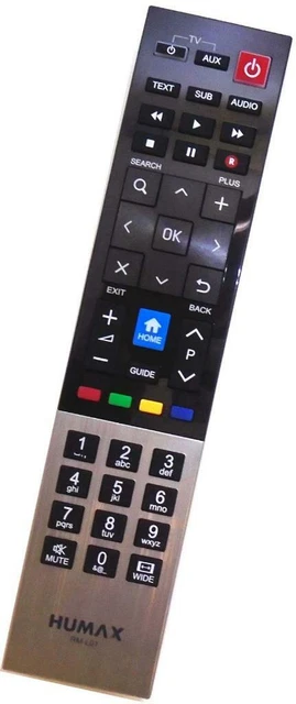 NEW GENUINE HUMAX RM-L01 Satellite/Streamer Receiver Remote For iCord ...