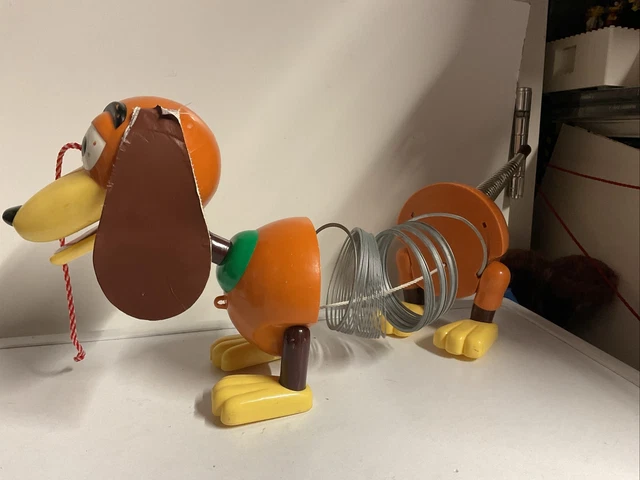 SLINKY DOG TOY Story 14” Pull Along Disney Pixar Poof Toys Vintage Used ...