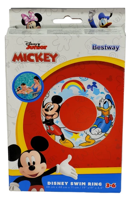 DISNEY JUNIOR SCHWIMM Ring Bestway 3-6 Jahre Mickey Mouse Swim Ring Neu ...