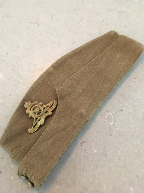 WW2 ROYAL CANADIAN Artillery Side Wedge Cap $70.00 - PicClick CA