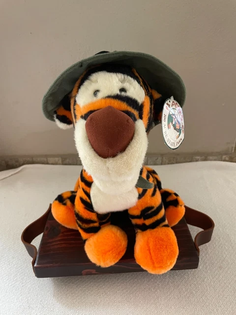 DISNEY PARKS TIGGER Plush POOH'S 100 ACRE STATE PARK Ranger Safari Hat ...