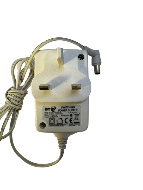 GENUINE BT HUB Power Switching Adapter Used Tested Hw-120100B12W 12V 1A ...