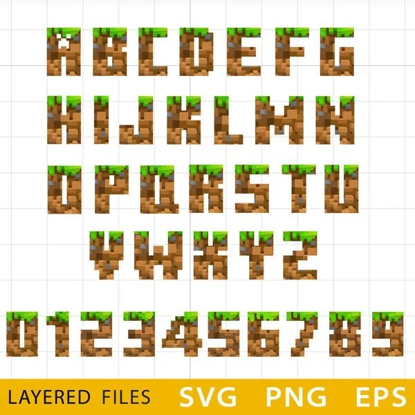 MINECRAFT LOGO SVG, DESIGNS BUNDLE, CUT FILES, SVG for Cricut $5.00 ...
