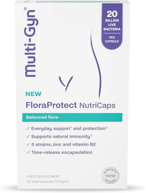 MULTI-GYN FLORAPROTECT NUTRICAPS - Gut Health & Balanced Flora with 20 ...