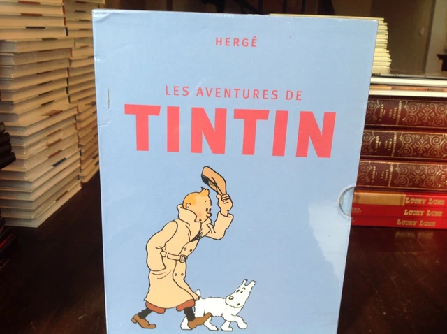TINTIN LA COLLECTION complète intégrale en coffret neuf sous blister 8 ...
