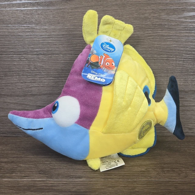 DISNEY STORE TAD Finding Nemo Soft Plush Toy Pixar Stamped Tropical ...