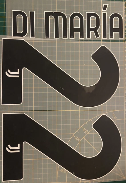 FLOCAGE DI MARIA #22 Home 2022-2023 Nameset. Domicile Juventus EUR 12 ...