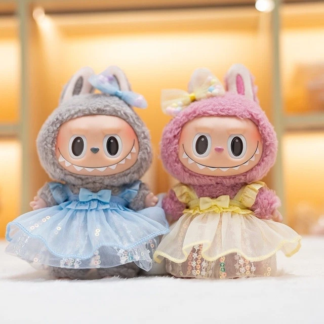 POP MART LABUBU The Monsters Plush Doll Beautiful Gauze Skirt + Hair ...