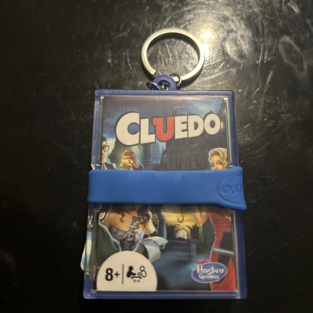 HASBRO GAMING REAL Mini Game Keychain Holiday Travel Games Cluedo ...