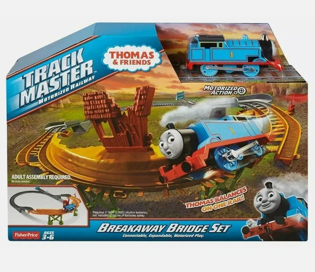 FISHER-PRICE THOMAS & Friends TrackMaster Breakaway Bridge Set £24.90 ...