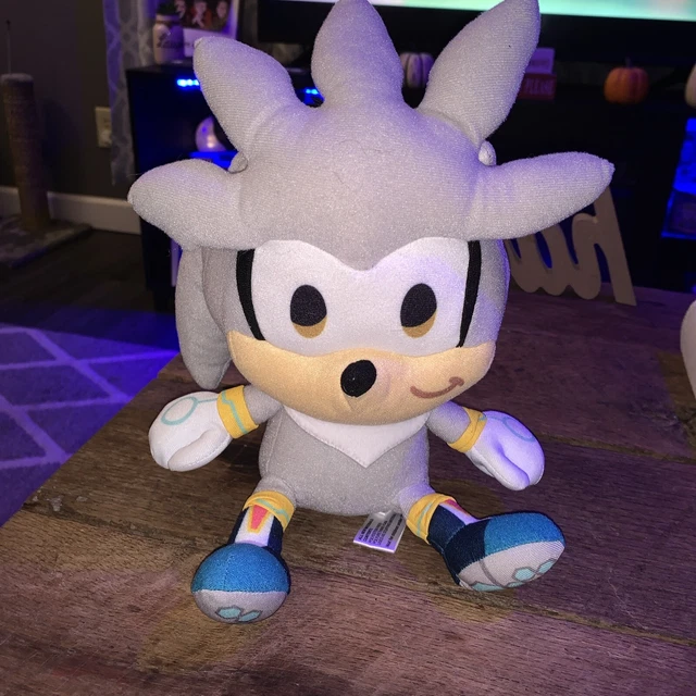 PELUCHE GRANDE TÊTE Great Eastern Entertainment Silver Sonic the ...