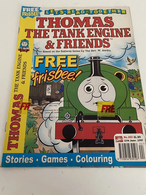 VINTAGE THOMAS THE Tank Engine & Friends Magazine 11th Jun 1997 Issue 252 Marvel EUR 29,73 ...