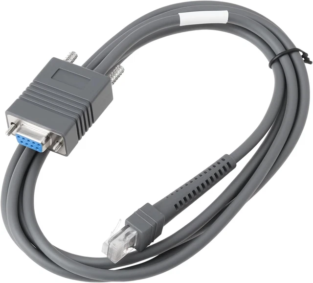 9-PIN BARCODE SCANNER Serial Cable CBA-R01-S07PAR Compatible with ...