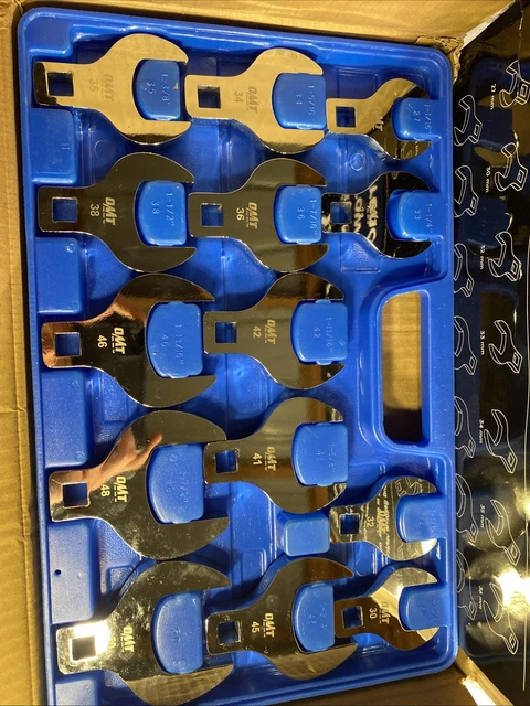 ORION MOTOR TECH 14Pc Jumbo Crowfoot Wrench Set, Metric Crows Foot ...