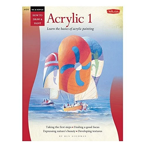 ACRYLIC 1 - How to Draw & Paint, Learn the basics of acrylic pai £3.46 ...