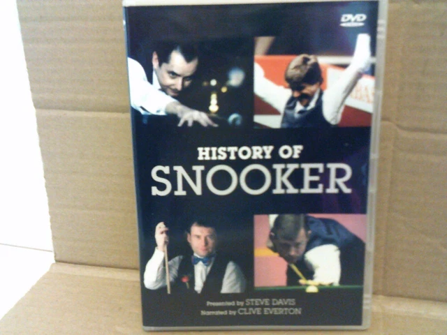 HISTORY OF SNOOKER DVD Presented By Steve Davis + Clive Everton £13.19 ...