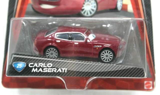 DISNEY CARS 2 Pixar CARLO MASERATI #25 1:55 NEW VHTF #S-9 £8.51 ...