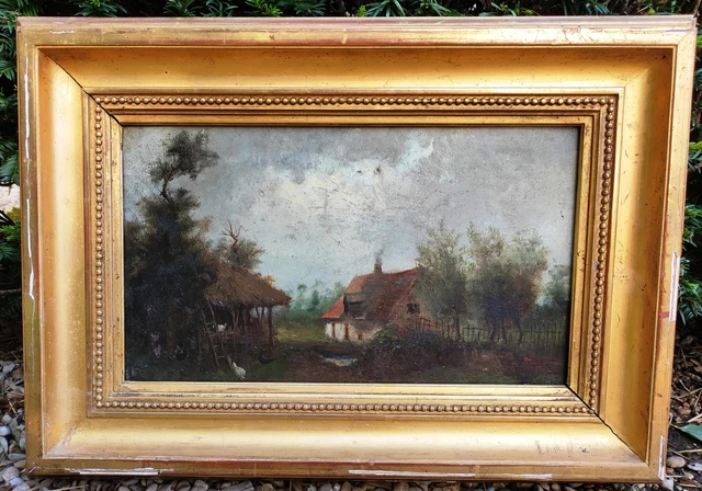 TABLEAU D'ALBERT MATIGNON (1869-1937) HUILE SUR TOILE dans son cadre ...