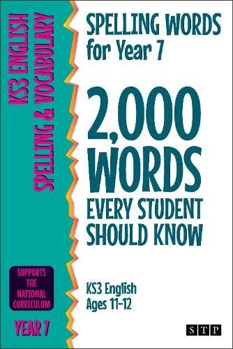 STP BOOKS SPELLING Words for Year 7 (Poche) EUR 14,64 - PicClick FR