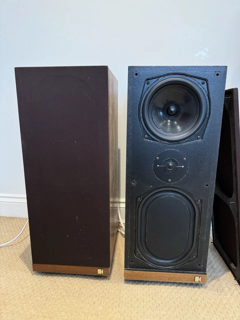 KEF CABINDA SPEAKERS SP1053 Rare Vintage Superb Quality New Capacitors ...